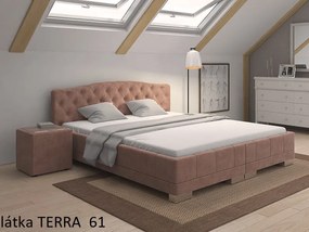 Čalouněná postel Amelie 160x220 vysoká 45 cm - výběr barev