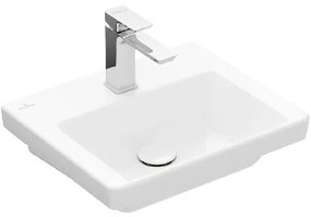 Villeroy & Boch Subway 3.0 - Umývátko nábytkové 450x370 mm, bez přepadu, otvor pro baterii, alpská bílá 4370FL01