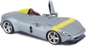 Bburago RACE+PLAY Ferrari Monza SP1 stříbrná / 1:24 / od 3 let