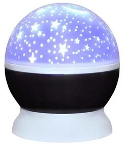 SOLIGHT LED vánoční projekční koule, RGB - multicolor, 9 režimů, otáčení, USB, 4x AAA