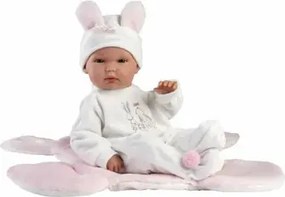 Llorens 63598 NEW BORN HOLČIČKA - realistická panenka miminko s celovi