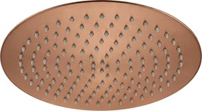 Rea Rea, kulatá dešťová sprchová hlavice, JS-P014BRG, 30cm, měděná matná, REA-P8605