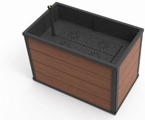 Keter Květináč Keter Maple Mobile Urban Garden Bed 88L hnědý KT-610329