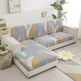 Elastický potah s barevným potiskem na velký sedadlový polštář a opěradlové polštáře pohovek či křesel Barva: 8, Rozměry: opěradlový polštář