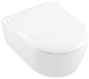 VILLEROY & BOCH AVENTO - COMBI PACK WC závesné DirectFlush + sedátko SlimSeat SoftClosing, biela Alpin CeramicPlus 5656RSR1