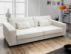 XXXLutz POHOVKA BIG SOFA, plast, textil, kompozitní dřevo, krémová MID.YOU - Pohovky - 000694009506