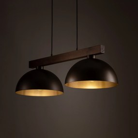 TK Lighting Hnědý závěsný lustr Oslo pro žárovku 2x E27 TK4507