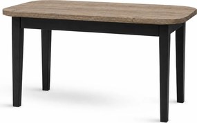 Stima Stůl FORTE II. 150x85 cm dub halifax přírodní černá