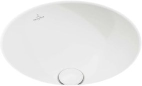 Villeroy & Boch Loop&Friends - Umyvadlo vestavné, průměr 330 mm, bez přepadu, alpská bílá 4A510101