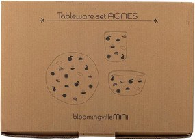 Kameninová dětská jídelní sada 3 ks Agnes – Bloomingville Mini
