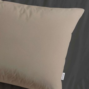 Perkálový bavlněný povlak na polštář Jednobarevný - světle hnědý Velikost: atypický 50 x 60