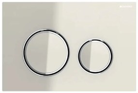Geberit Sigma21 - Ovládací tlačítko splachování, chrom/pískově šedá 115.884.JL.1