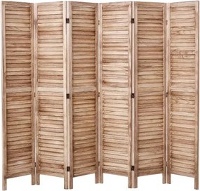 Přenosná dřevěná dělicí příčka 6 Panel pro oddělení místností