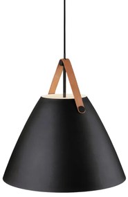 OnaDnes -20% Nordlux Černé kovové závěsné světlo Strap 48 cm