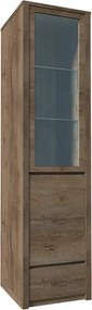 Obývací stěna s komodou MONTANA d | 6 dílů | 280 cm + 140 cm + 120x60 cm | lefkas