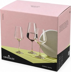 Crystalex Sklenice na víno Sandra 450 ml 6 ks