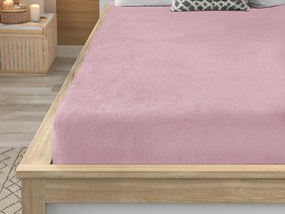 Prostěradlo mikroplyš SOFT 90x200 cm růžové