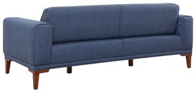 Hanah Home Pohovka LIONES s odkládacím stolkem tmavě modrá 223 cm