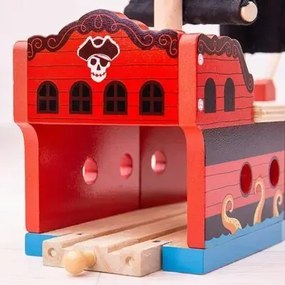 Bigjigs Rail Pirátská galéra / od 3 let