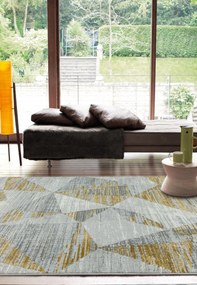 Žlutý koberec Volter Block Yellow Rozměry: 200x290 cm