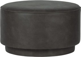 Antracitově šedý puf vtwonen, ø 60 cm