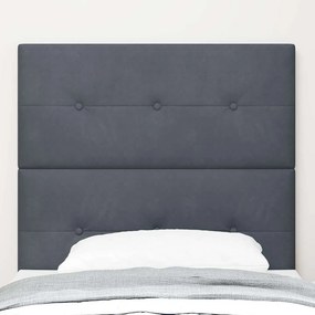 Čelo postele Tmavě šedá 100 cm samet 3337816