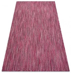 Moderní FISY koberec SISAL 20774 Čtverce, melanž růžový velikost 180x270 cm | krásné koberce cz