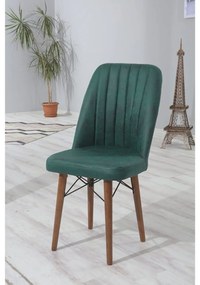 Zelená židle Lemeda Kare Gold
