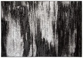 Kusový koberec moderní MAYA Z905D šedý černý Rozměr: 220x300 cm