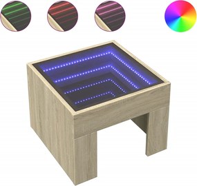 Noční stolek s Infinity LED dub sonoma 40 x 40 x 30 cm 3284072