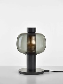 Brokis Bonbori skleněná stolní lampa Barva: Bílá, Barva kování: Černá