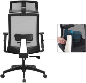 Kancelářská židle Frank černá