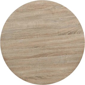 Bistro stůl MDF a ocel kulatý 80 x 75 cm 245613