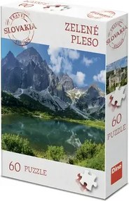 DINO Puzzle Turistická edice Zelené pleso / 60 dílků / 23,5 × 21,5 cm