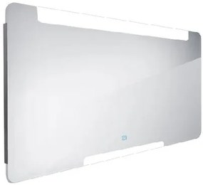Nimco Zrcadla - Zrcadlo s LED osvětlením, 1400x700 mm, dotykový senzor, hliník ZP 22008V