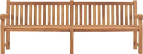 vidaXL Zahradní lavice 228 cm masivní teakové dřevo [316640]