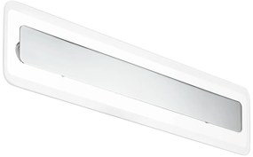 Linea Light 8886 Antille_S, nástěnné svítidlo z pískovaného skla a chromu, 28W LED 3000K, délka 61,4cm