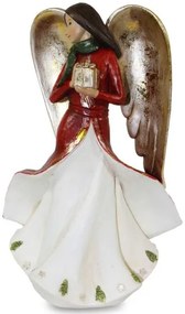 Keramický anděl s dárkem 104178