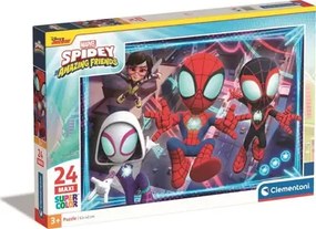 Clementoni PUZZLE Spidey a jeho úžasní přátelé MAXI / 24 dílků / od 3