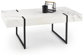 Konferenční stolek Birgit (mramor bílý + černá). 1048871
