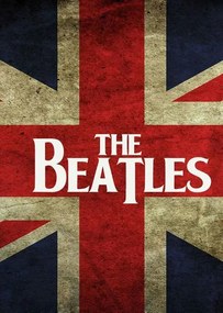 Plechová cedule The Beatles Velikost: A4 (30 x 20 cm)