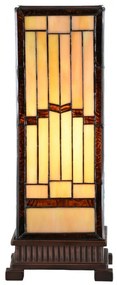 Stolní lampa Tiffany v art deco stylu Clementius – 17x17x44 cm