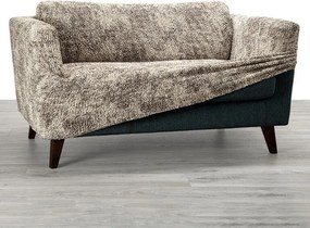Bielastické potahy MARMO béžové relaxační křeslo (š. 70 - 90 cm)