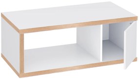 Bílý konferenční stolek TEMAHOME Berlin 105 x 55 cm