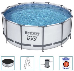 Bestway Bazénový set Steel Pro MAX kruhový 366 x 122 cm