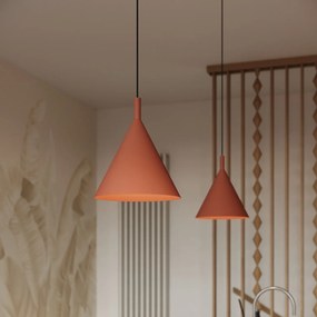 Sollux Lighting Závěsné svítidlo NOX 25 okrově červené