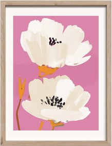 Tištěný obraz s rámem 30x40 cm Peony Bloom – Styler