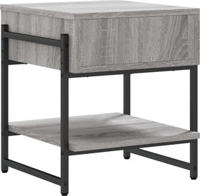 vidaXL Konferenční stolek 40 x 40 x 45 cm kompozitní dřevo [838966] Barva: kouřový dub