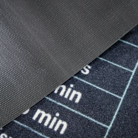 Mercury Flooring, Rohožka Čekací doba 40x60 cm - na ven i na doma, 40x60, černá