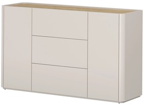 Komoda Elivo 150 cm - kašmírová / dub olejovaný